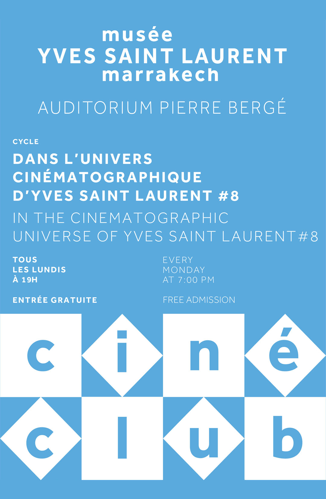 Useful information – Yves Saint Laurent Marrakech museum